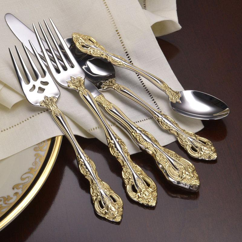 Oneida Michelangelo 20 Piece 18 10 Stainless Steel Flatware Set oneida-michelangelo-20-piece-18-10-stainless-steel-flatware-set